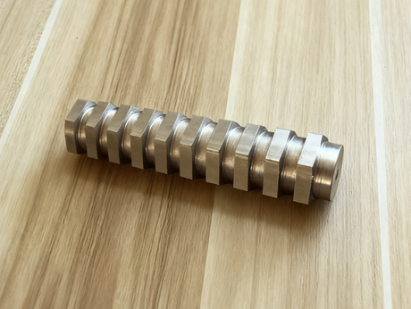 Custom 12L14 steel CNC Machining Muti-step Shaft from China ...